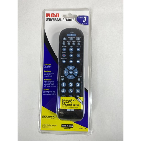 RCA | Other | New Rca Rcr3273r Universal 3device Remote Control | Poshmark